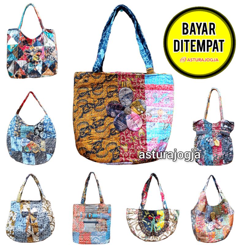 Jual TAS BATIK WANITA KAIN PERCA OLEH OLEH JOGJA | Shopee Indonesia