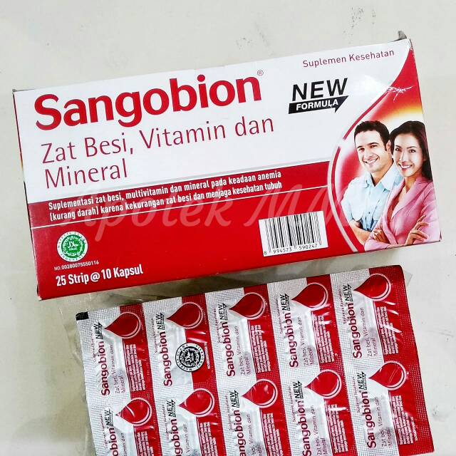 Jual Sangobion Strip isi 10 Kapsul | Shopee Indonesia