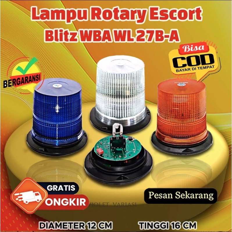 Jual Lampu Led Blitz Escort 6 Mode Xenon Light | Shopee Indonesia