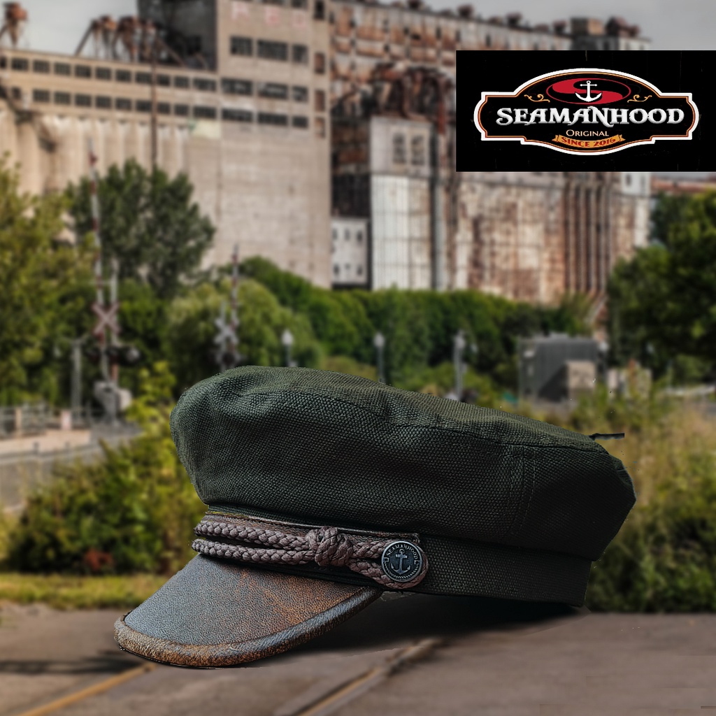 Jual Premium Topi Sailor Fiddler Hat - Topi Kapten - Topi Pelaut Klasik ...