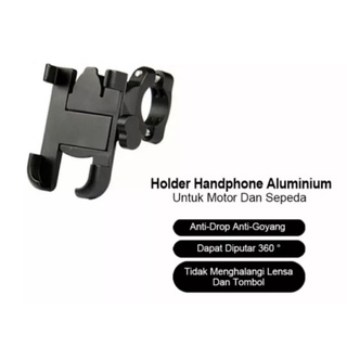 Jual HOLDER HP MOTOR FULL BESI STANG MOTOR UNIVERSAL DIJAMIN KUAT ...