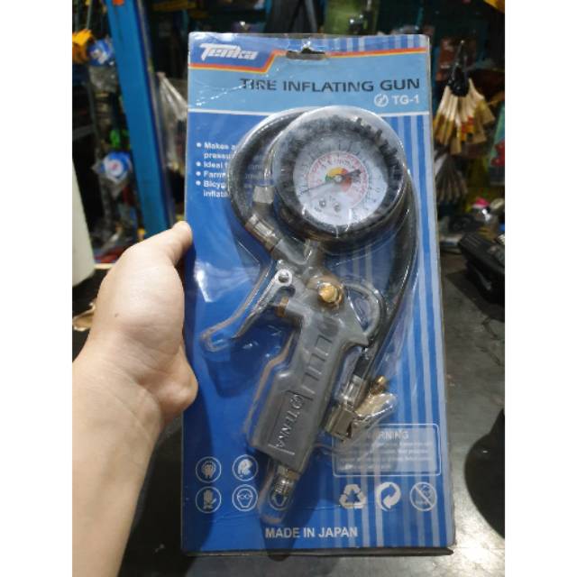 Jual Alat Pengisi Ukur Tekanan Angin Ban Tenka / Alat Isi Angin Pompa ...
