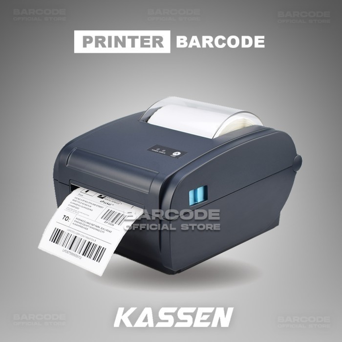 Jual BARCODE PRINTER KASSEN DT641 CETAK LABEL RESI PENGIRIMAN A6 ...