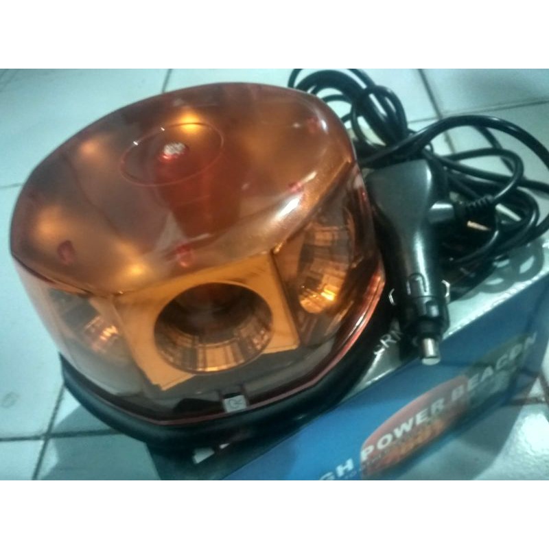 Jual lampu LED rotator roof top prisma cahaya kedip. | Shopee Indonesia