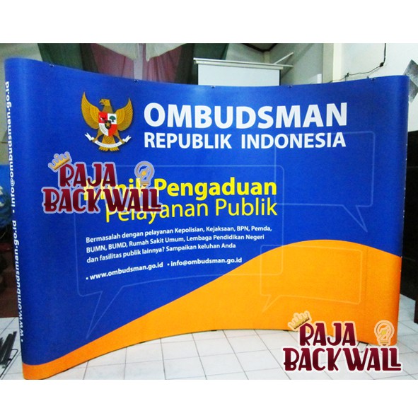 Jual Backwall portable, Backdrop Pameran, display modul 3x4 NON ...