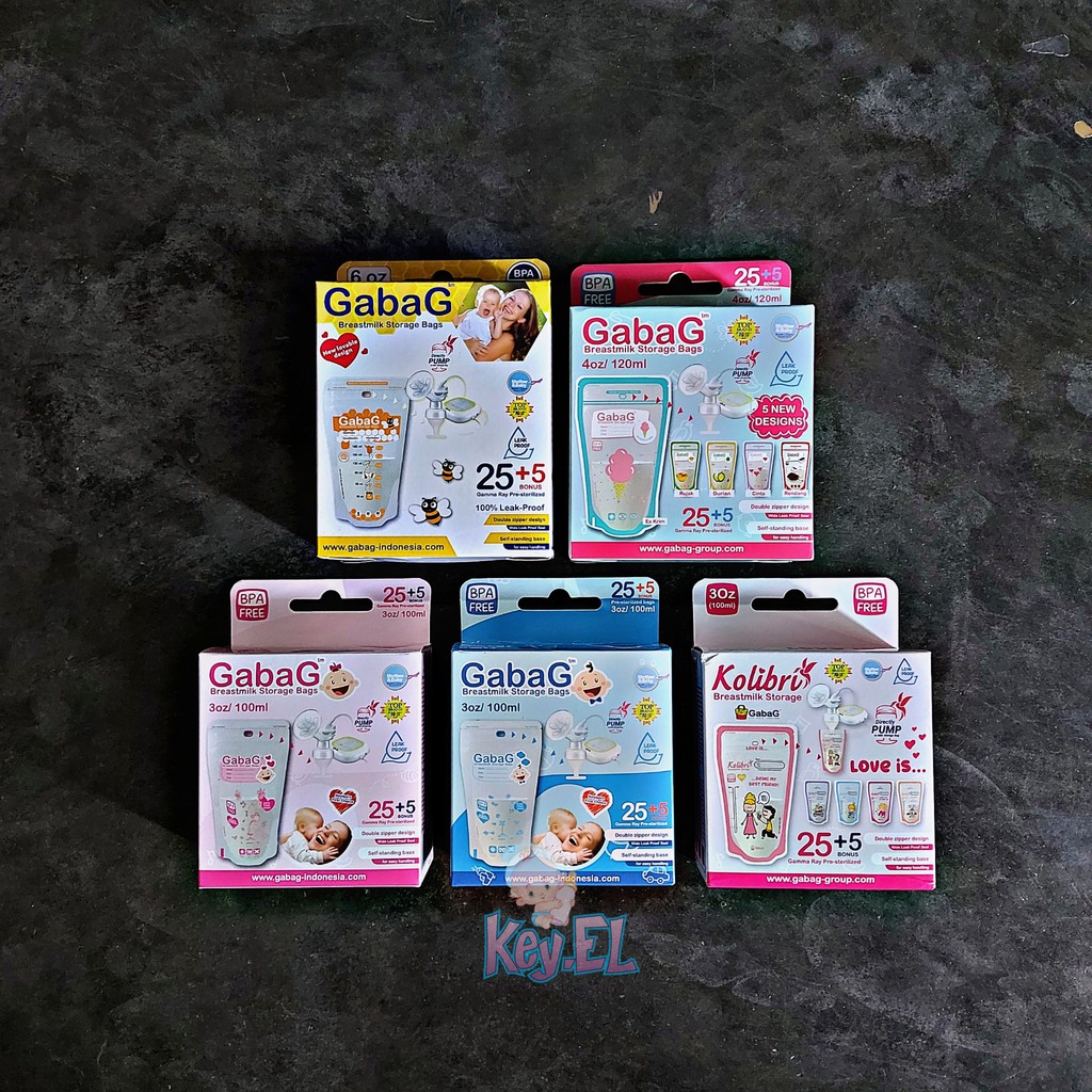 Jual Gabag Kantong asi 100ml 120ml 150ml 180ml NEW 100ml kolibri ...