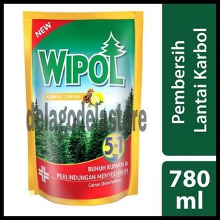 Jual Wipol Karbol Lemon 750ml / Wipol Karbol Pembersih Lantai Probiotic ...