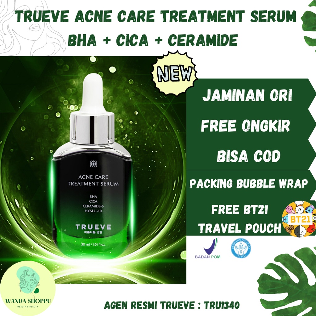 Jual TRUEVE Acne Treatment Serum / Acne Serum BHA & CICA 30 mL ...