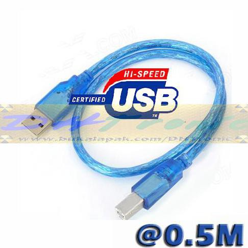 Jual Kabel Printer Usb Arduino Uno Mega 50Cm Pc Usb A To B Male ...