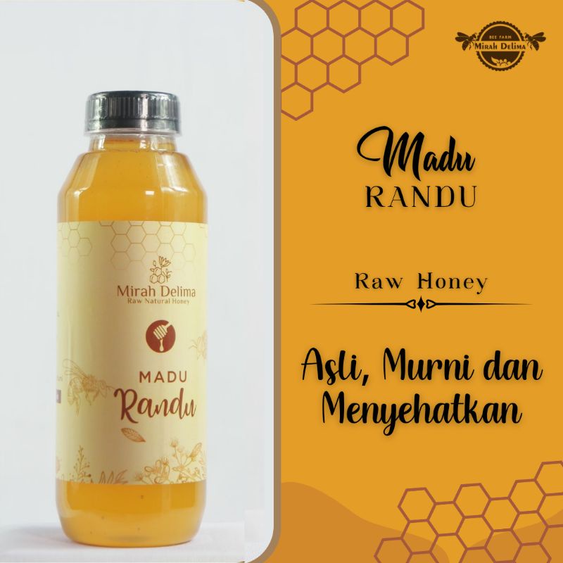 Jual Madu Randu - Raw Natural Honey - 500 ml | Shopee Indonesia