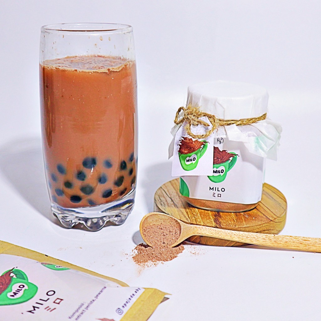 Jual Bubuk Minuman Boba Kekinian "RY" Varian Milo | Shopee Indonesia