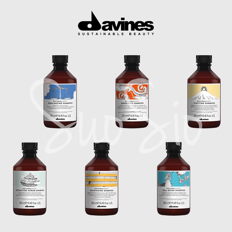 Jual [BPOM] [ FULL SIZE ] DAVINES Energizing Purifying Detoxifying Rebalancing Well Being ...