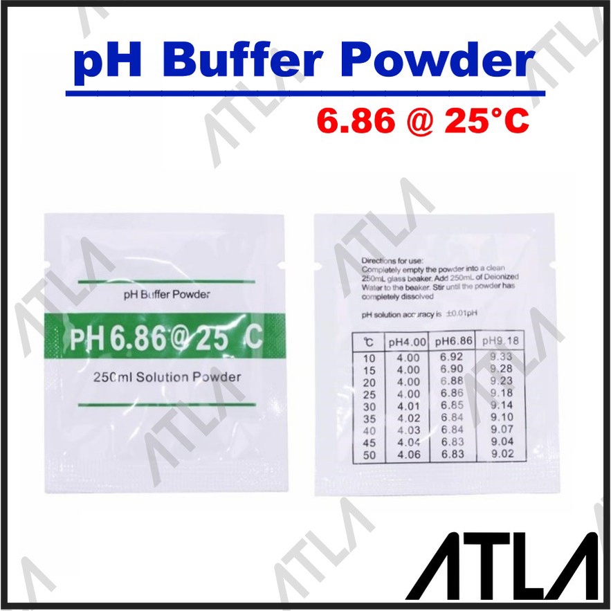 Jual PH Buffer Solution 6.86 4.01 9.18 Powder Serbuk Bubuk Kalibrasi Sachet | Shopee Indonesia
