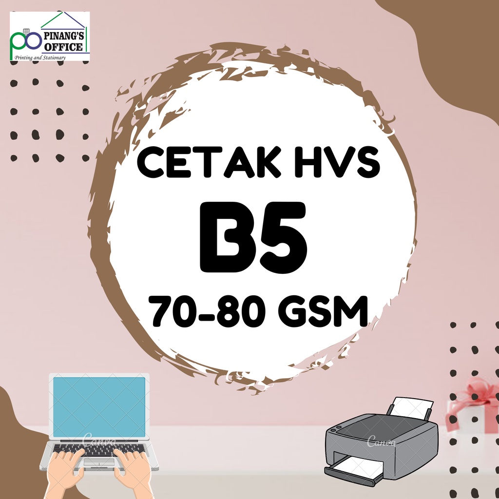 Jual Cetak HVS B5 70-80gsm | Shopee Indonesia