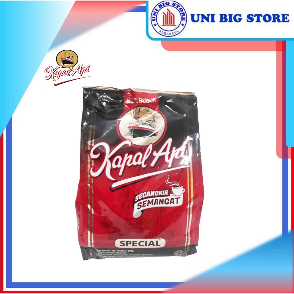 Jual Kapal Api Special Kopi Bubuk Bag Merah 380 gram | Shopee Indonesia