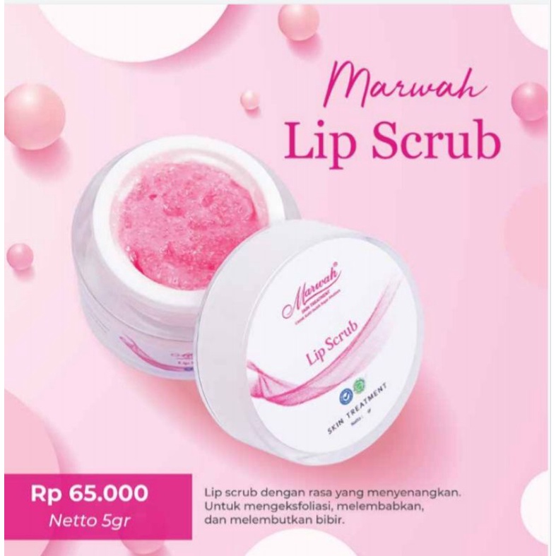 Jual lip scrub marwah skincare\eksfoliasi bibir\aman\halal | Shopee ...