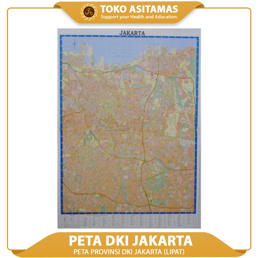 Jual Peta Provinsi Dki Jakarta (Lipat) | Shopee Indonesia