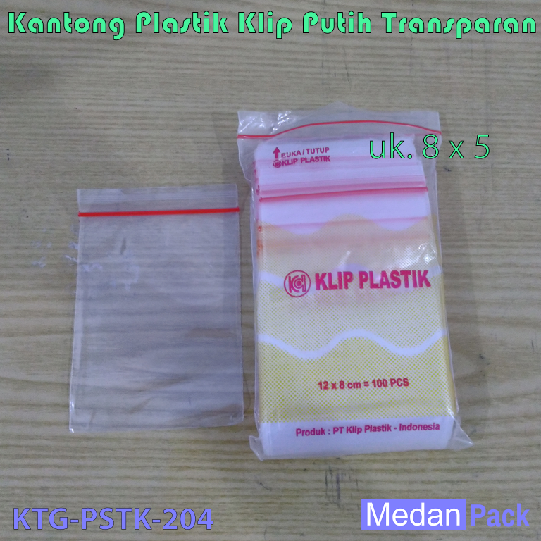 Plastik Klip Transparan Uk 8 x 5 per 100 pcs | Shopee Indonesia