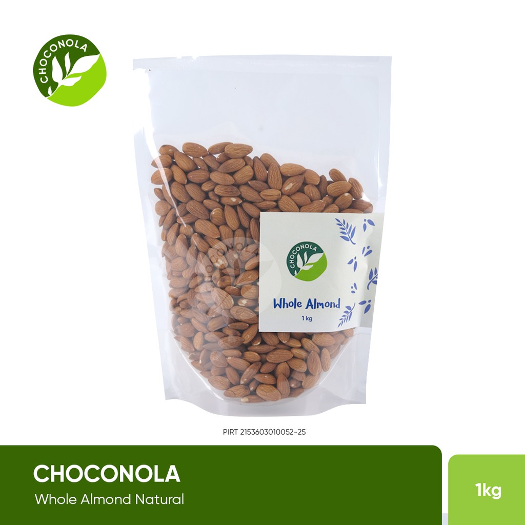 Jual Whole Almonds Natural 1kg (Kacang Almond Kulit Utuh 1 kg) | Shopee ...