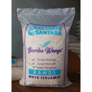 Jual Beras Pera Super 2,5 KG Murah Perak IR 42 IR42 Solok Putih - Bambu ...