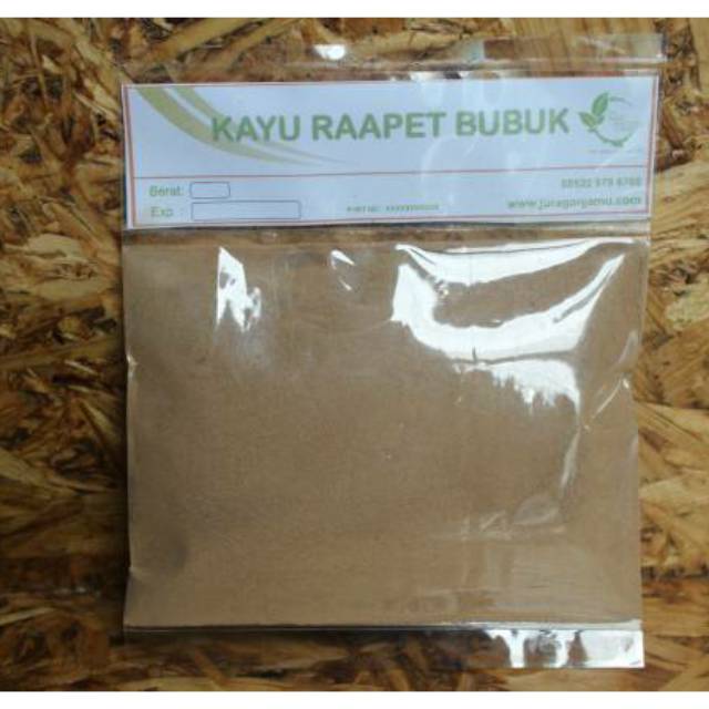 Jual Bubuk kayu rapet 50gram / kayu rapat serbuk kapsul kantong teh ...