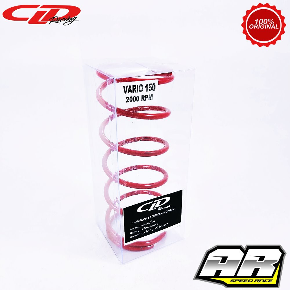 Jual Per CVT CVT Spring CLD Racing Vario 150 2000 RPM Merah | Shopee ...
