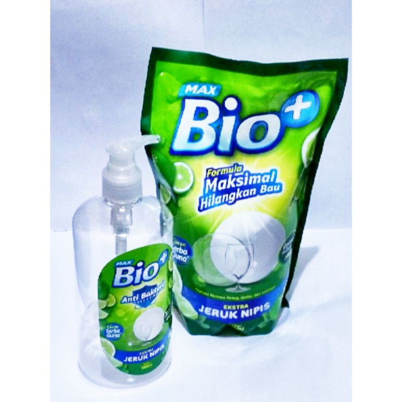 Jual Max BIO+Anti Bakteri Ekstra Jeruk Nipis Sabun Cuci Piring Cair ...
