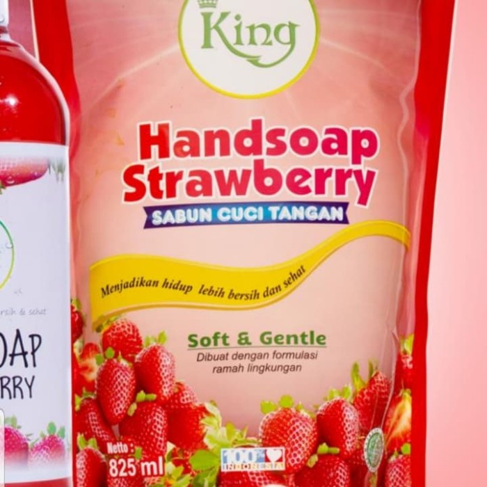 Jual tangan-cuci-sabun- king handsoap strawberry sabun cuci tangan ...