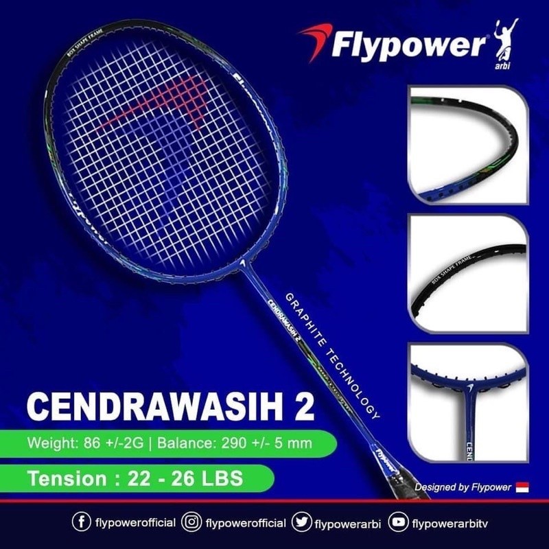 Jual RAKET BADMINTON - RAKET FLY POWER - FLYPOWER CENDRAWASIH ORIGINAL ...