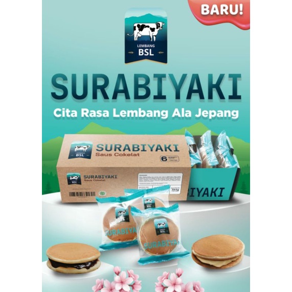 Jual Surabiyaki bolu susu lembang BSL varian rasa coklat dan durian new produk Indonesia|Shopee ...