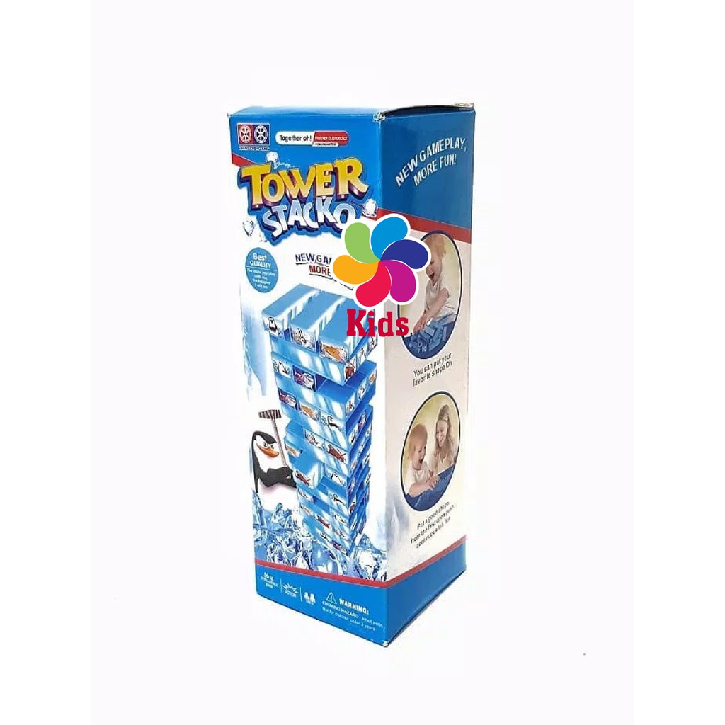 Jual MAINAN UNO STACKO BLOCK ICE PINGUIN | Shopee Indonesia