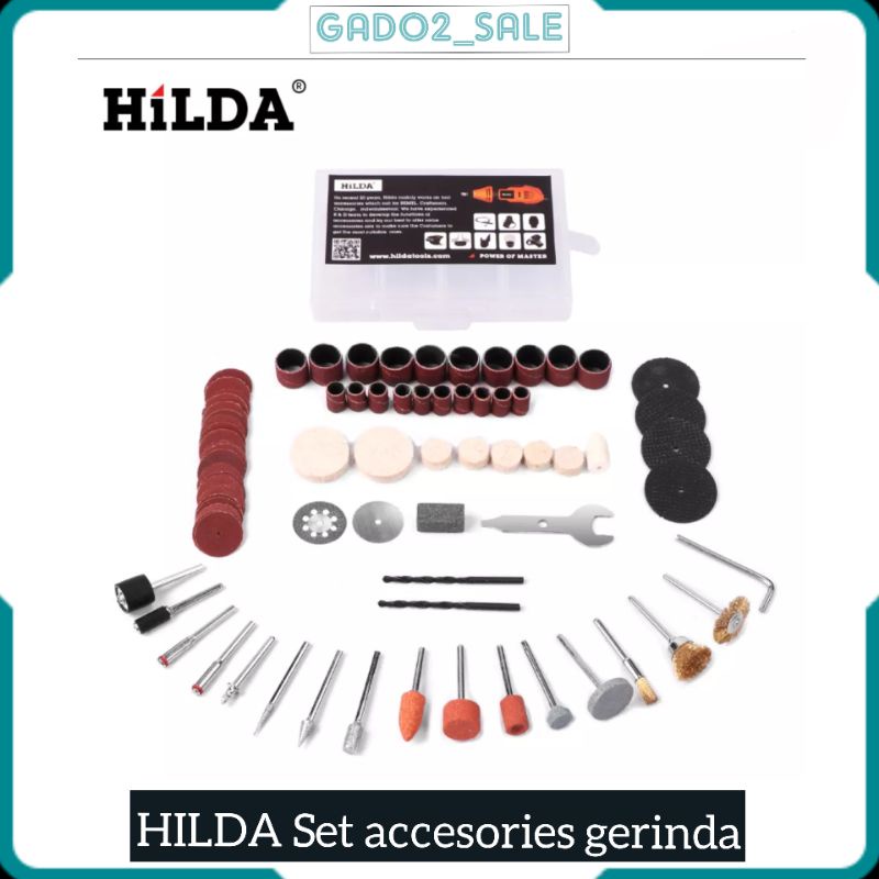 Jual HILDA Alat Putar Elektrik Pengukir Logam Kayu, Aksesori Alat ...