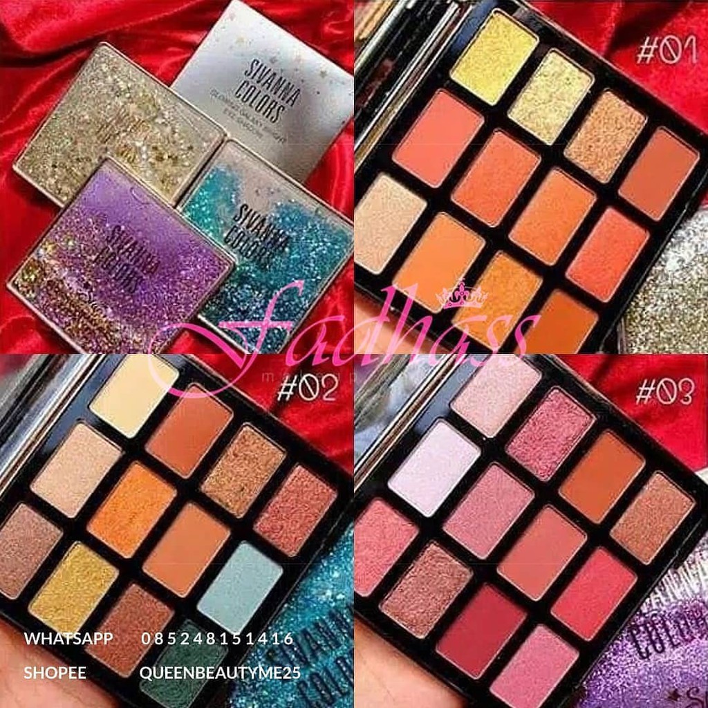 Jual SIVANNA COLORS GLOWING GALAXY BRIGHT EYESHADOW 100% ORIGINAL ...
