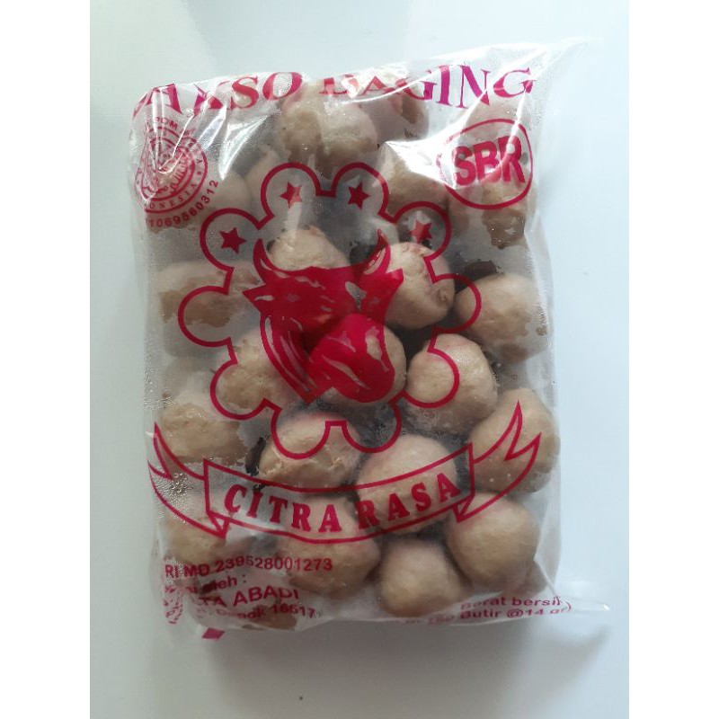 Jual BAKSO DAGING CITRA RASA "SBR" ISI 50 butir. | Shopee Indonesia