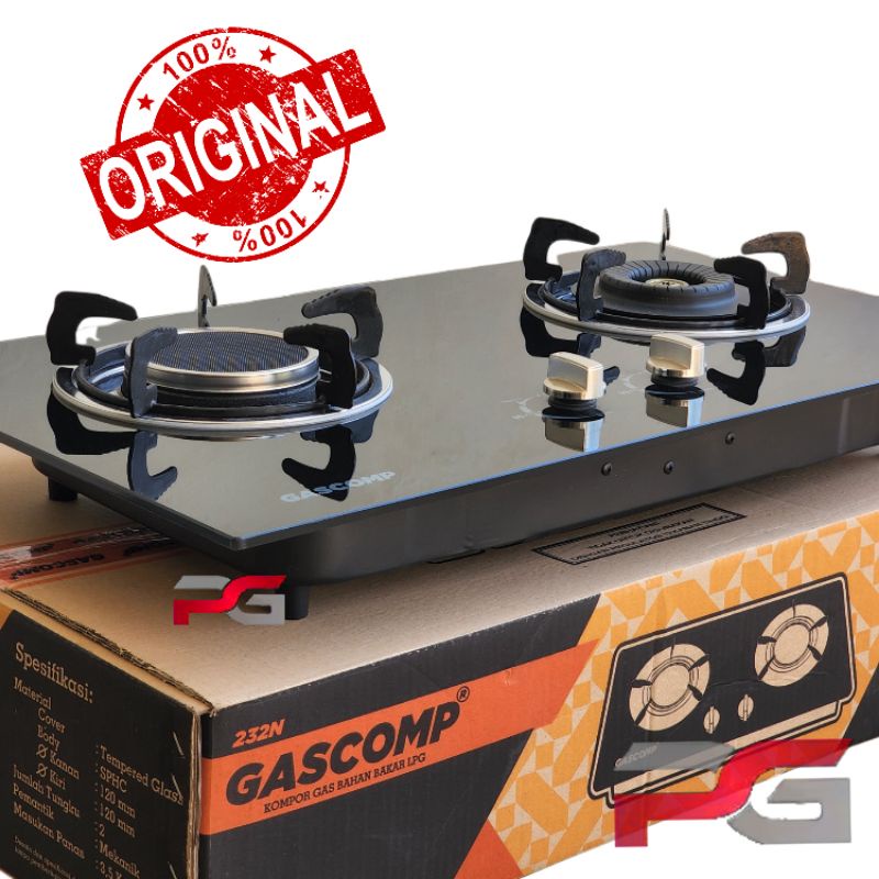 Jual Kompor Gas / Kompor Kaca Mix Bara / Kompor Tanam Kaca 2 Tungku ...