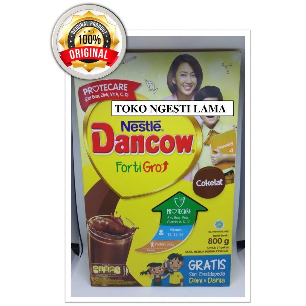 Jual Dancow Fortigrow Coklat 800gr Instant | Shopee Indonesia