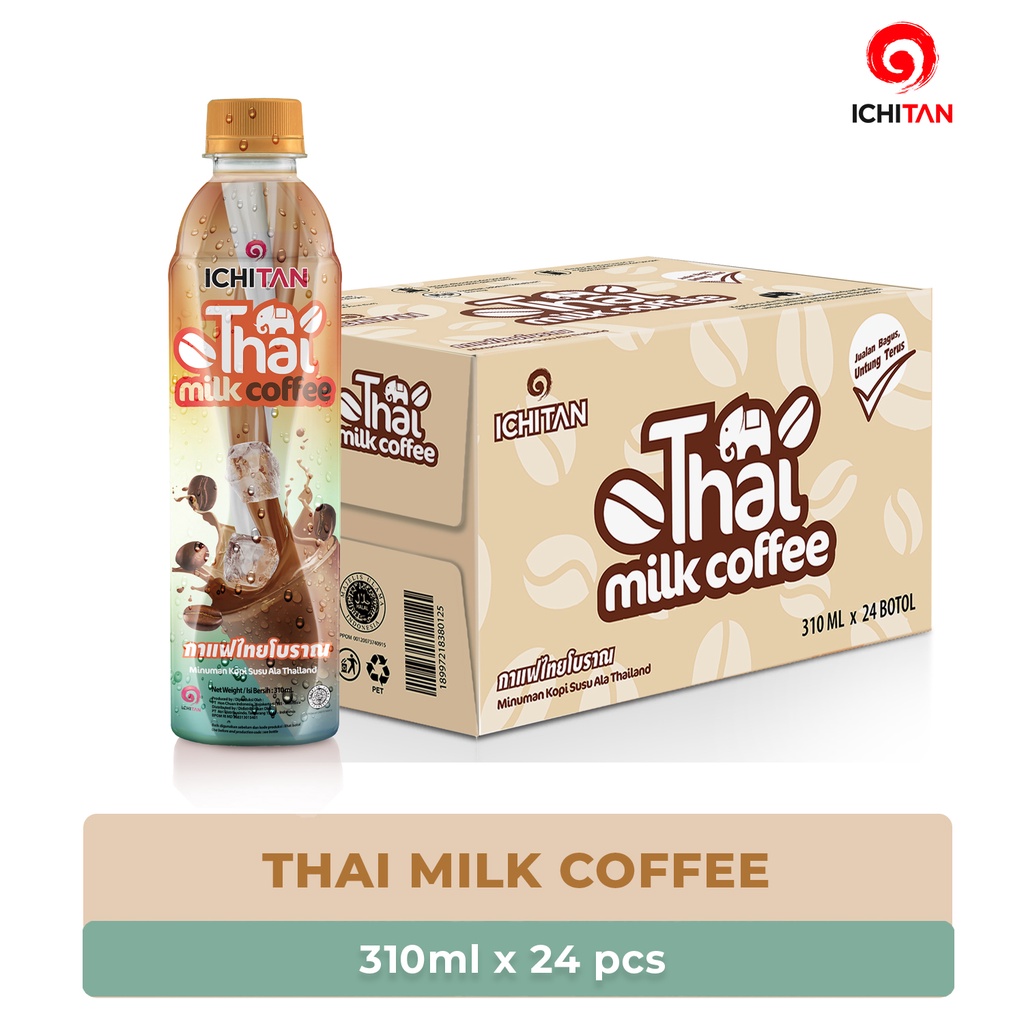 Jual Ichitan Thai Milk Coffee 1 Kardus Isi 24 Botol @310ml | Shopee Indonesia