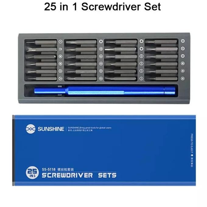 Jual Obeng Set - Magnetic Screwdriver Set Sunshine Ss-5118 | Shopee ...