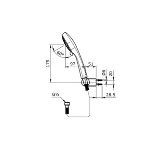 Jual TOTO THX118SRR Hand Shower SET Indonesia|Shopee Indonesia