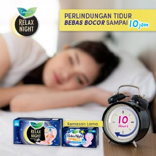 Jual Laurier Relax Night Pembalut Wanita Wing 30cm 16s Twinpack ...