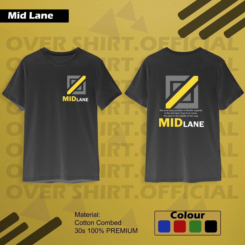 Jual Kaos Role Mid Lane Mobile Legends, Baju Mobile Legends Jumbo ...