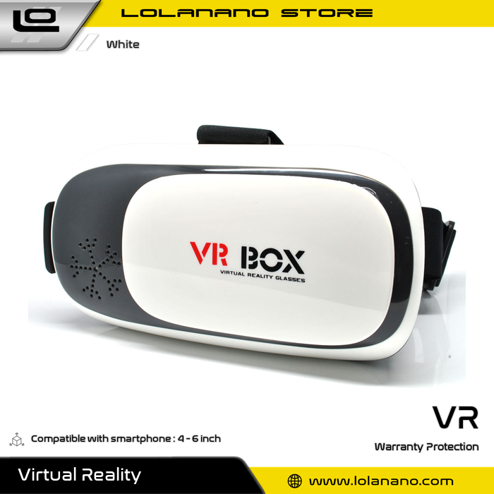 Jual VR Box Second Generation Virtual Reality Cardboard for Smartphone - White | Shopee Indonesia