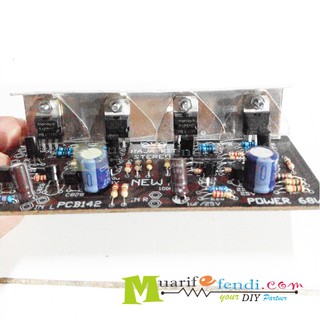 KIT Power Amplifier Stereo 68Watt Final TIP31 dan TIP32 Tegangan CT ...