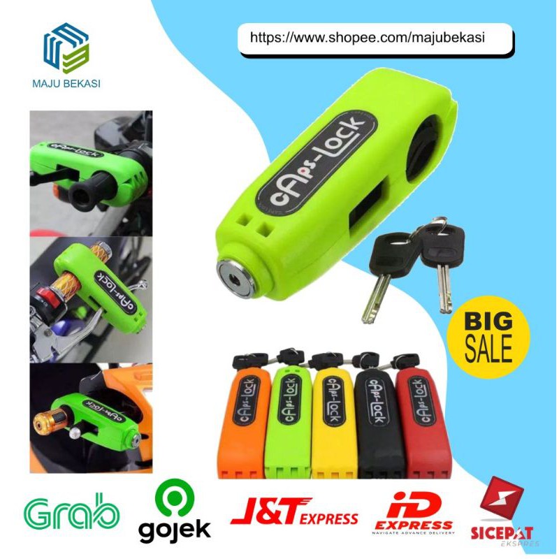Jual Griplock Kunci Pengaman Motor Anti Maling Kunci Handle Rem Dan ...