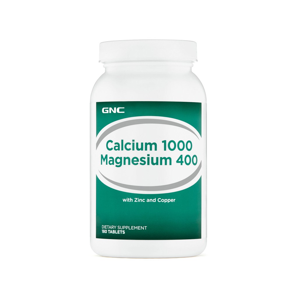 Jual GNC CALCIUM 1000 MG MAGNESIUM 400 180 TABLET Shopee Indonesia