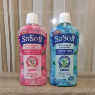 Jual SO SOFT DETERGEN CAIR KONSENTRAT 750ML | Shopee Indonesia