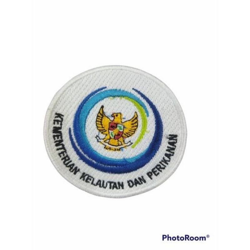 Jual LOGO KEMENTERIAN KELAUTAN DAN PERIKANAN BEDGE KKP EMBLEM PATCH KKP ...