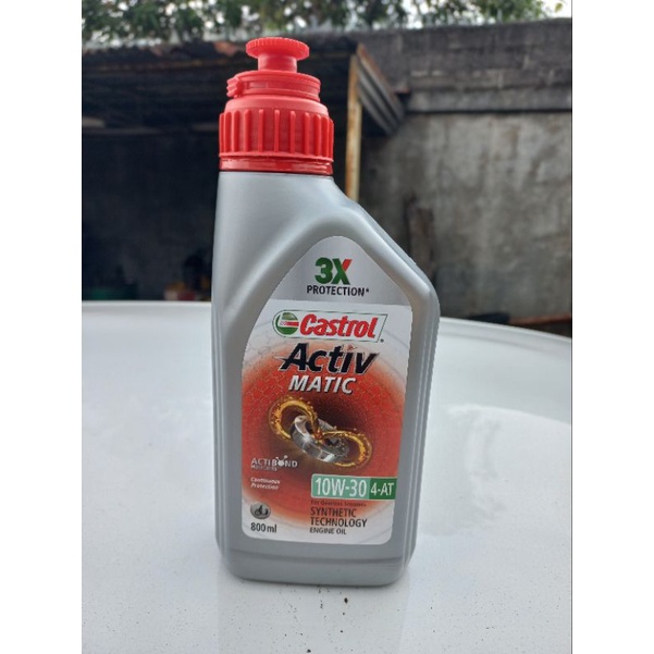 Jual Oli Motor Castrol Activ Matic 20W-40 10W-30 800ML | Shopee Indonesia