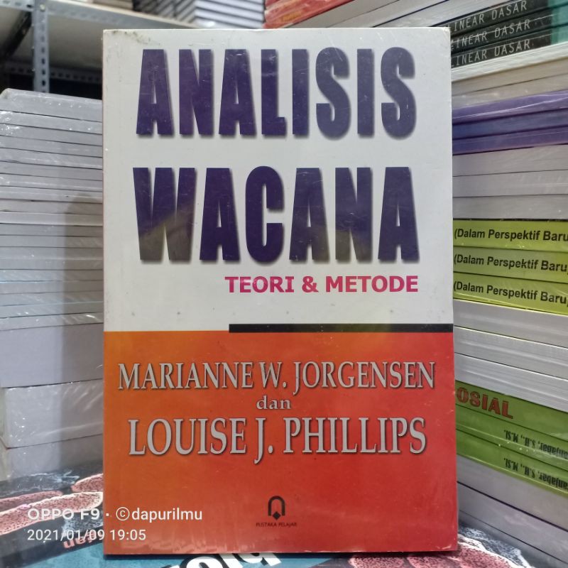 Jual Buku Original: Analisis Wacana Teori & Metode ( ANALISIS WACANA ... Jual Buku Original: Analisis Wacana Teori & Metode ( ANALISIS WACANA ...