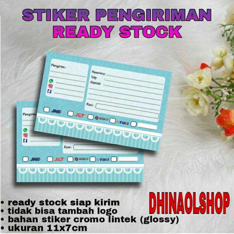 Jual stiker pengiriman / stiker pengiriman barang olshop | Shopee Indonesia